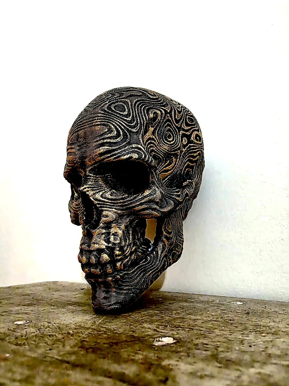 Damascus Skull by DTM247 MakerWorld: Download Free 3D Models