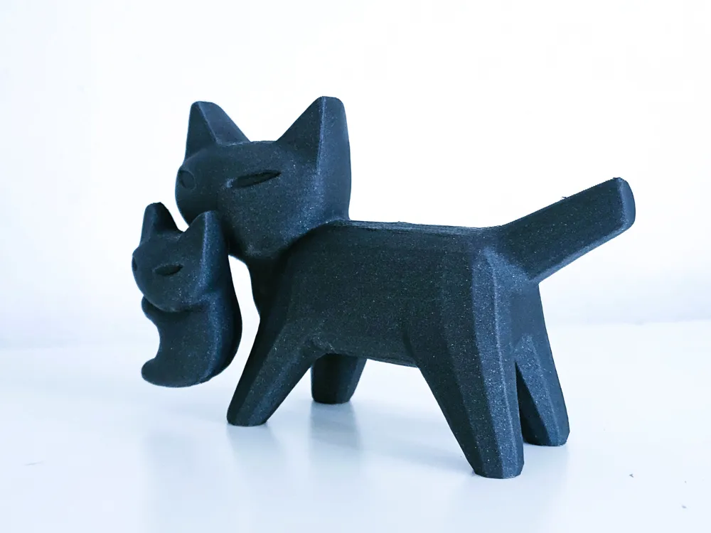 Yamato shipment mascot / Mother cat figure - Free 3D Print Model ...
