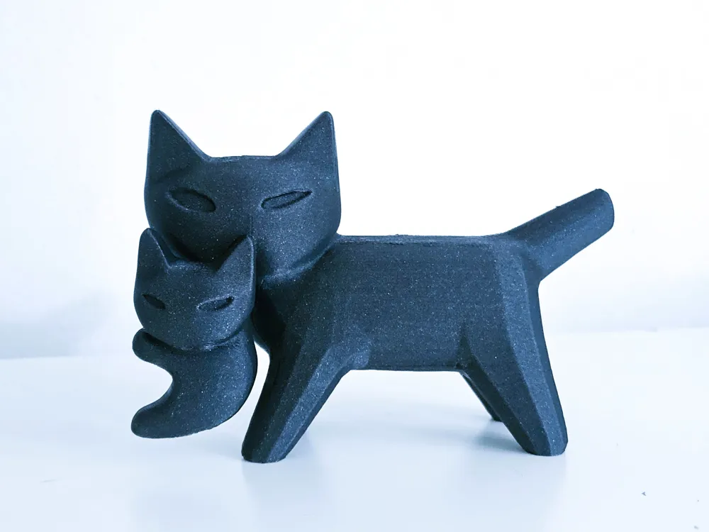 Yamato shipment mascot / Mother cat figure - Free 3D Print Model ...