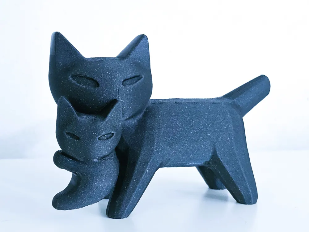 Yamato shipment mascot / Mother cat figure - Free 3D Print Model ...
