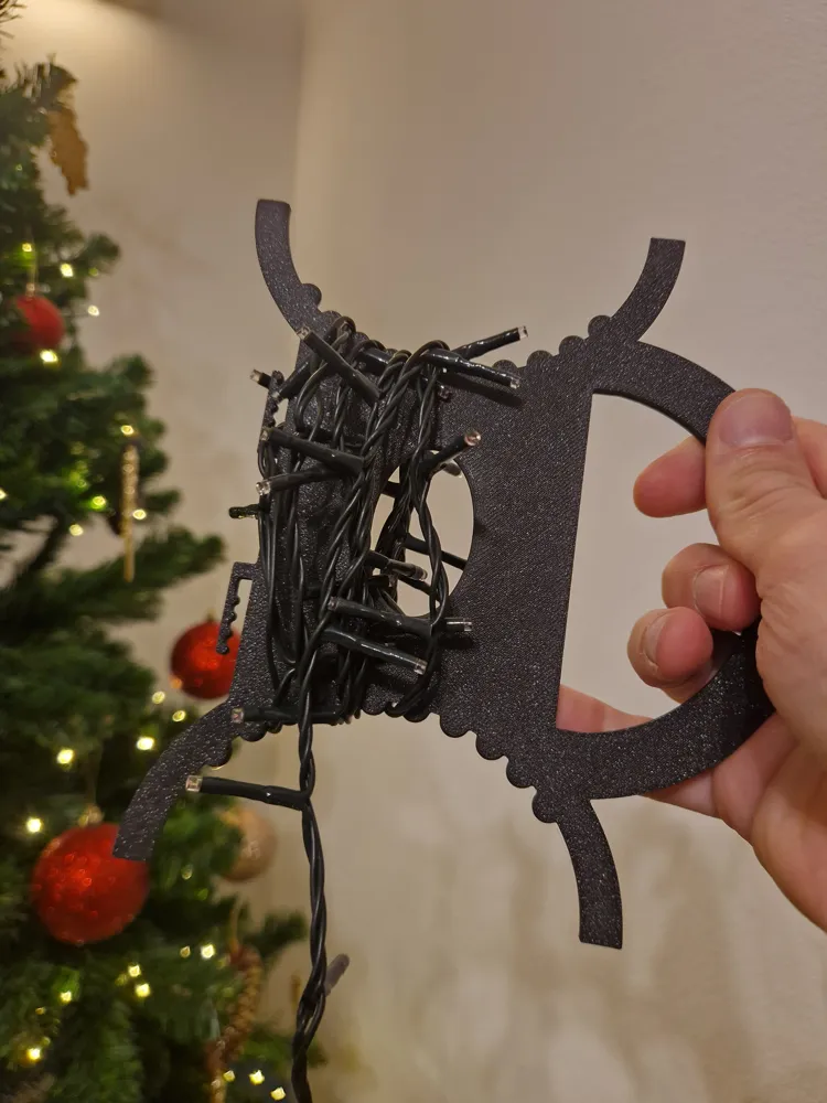 christmas light rope winder - Free 3D Print Model - MakerWorld