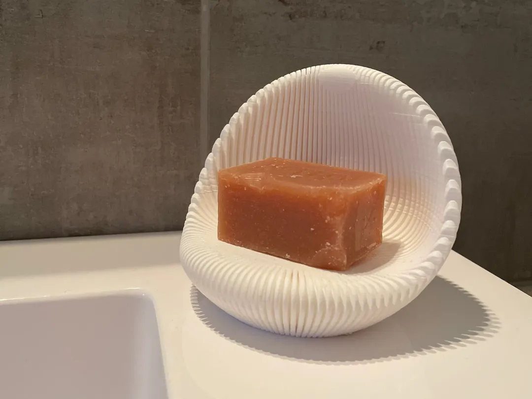 Ripple Wave Soap Dish Smart Non-Slip Base - Free 3D Print Model ...