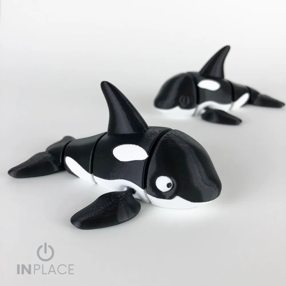 Cute Orca Articulated by InPlace MakerWorld: Download Free 3D Models