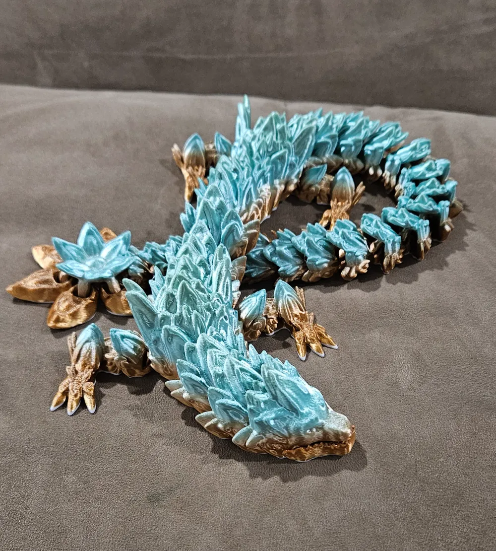 Flail Tail Prime Articulated dragon - Free 3D Print Model - MakerWorld