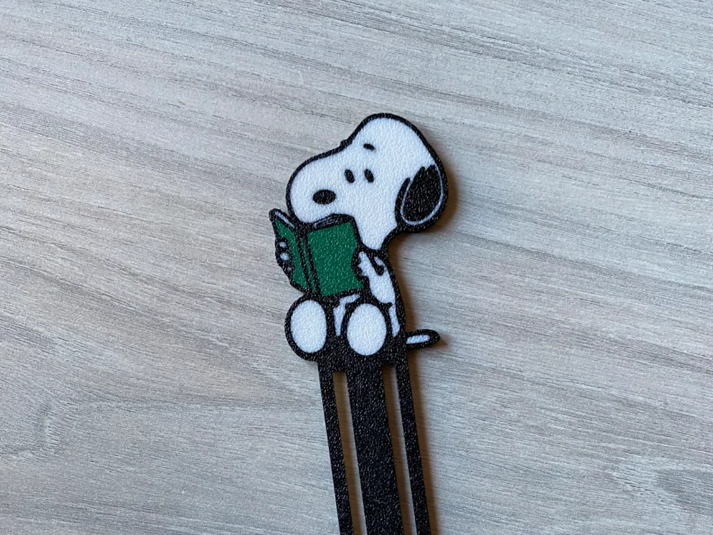 Snoopy Bookmark - Free 3D Print Model - MakerWorld