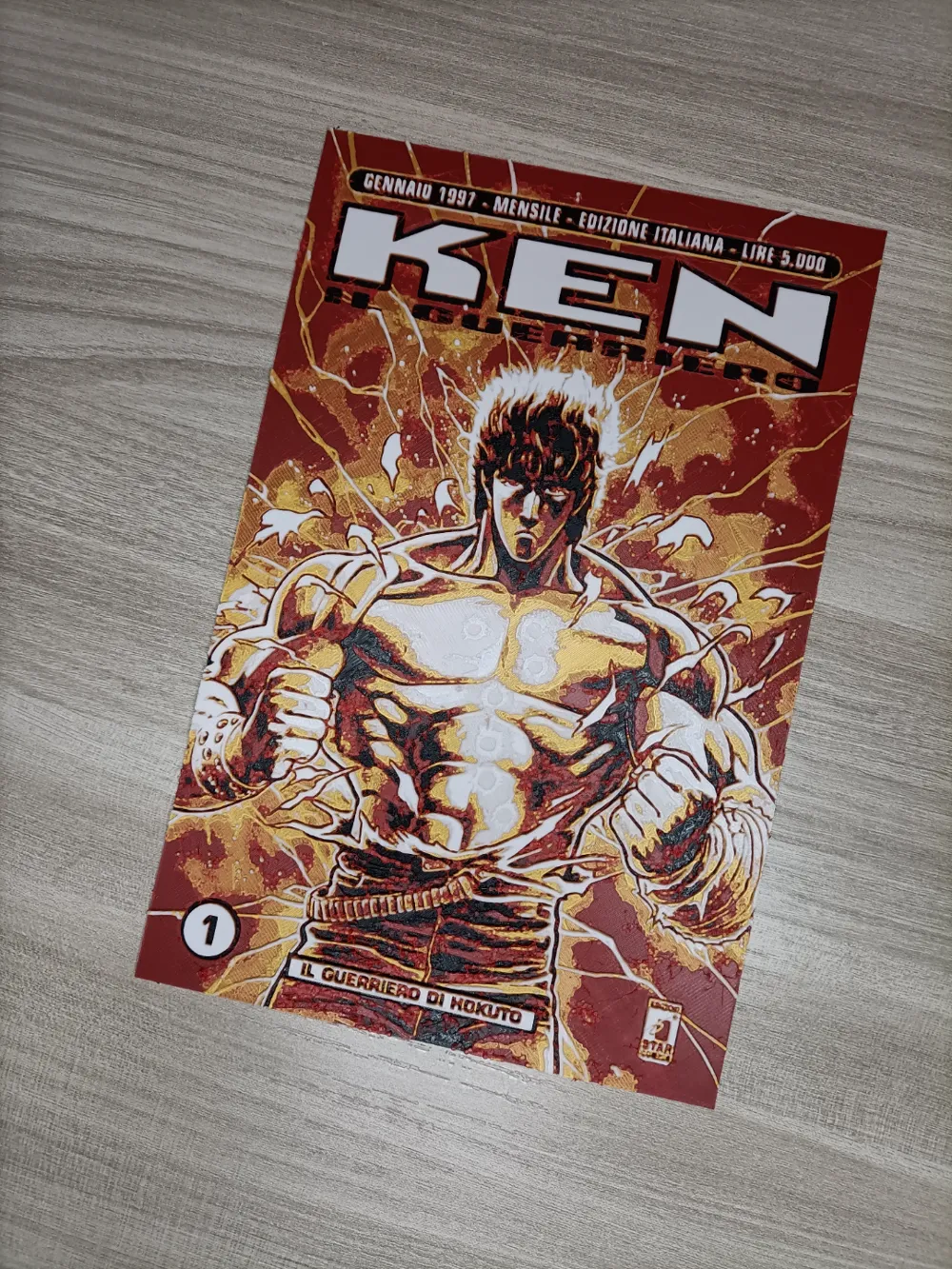 Ken Shiro Hokuto Hueforge by MC project - MakerWorld