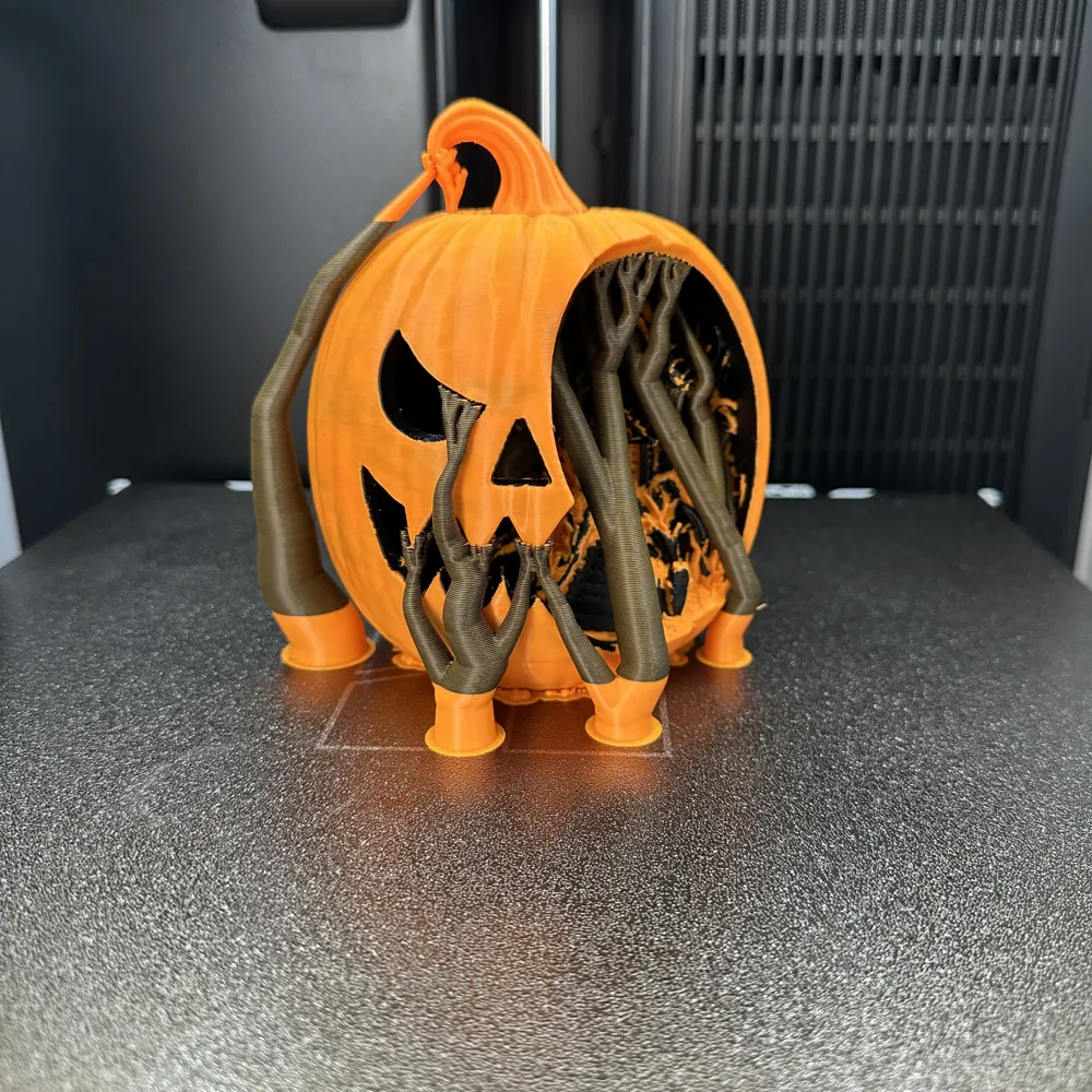 Haunted Pumpkin - Free 3D Print Model - MakerWorld