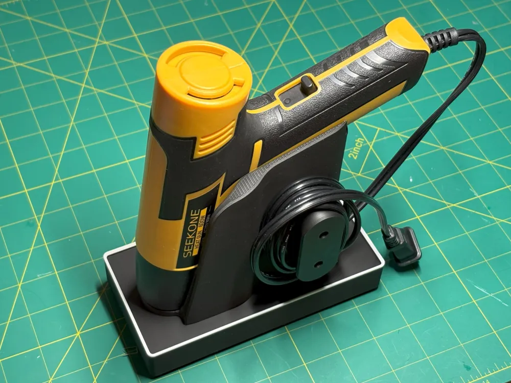 SEEKONE Mini Heat Gun 600W Gridfinity Stand by Jeffs Studio - MakerWorld