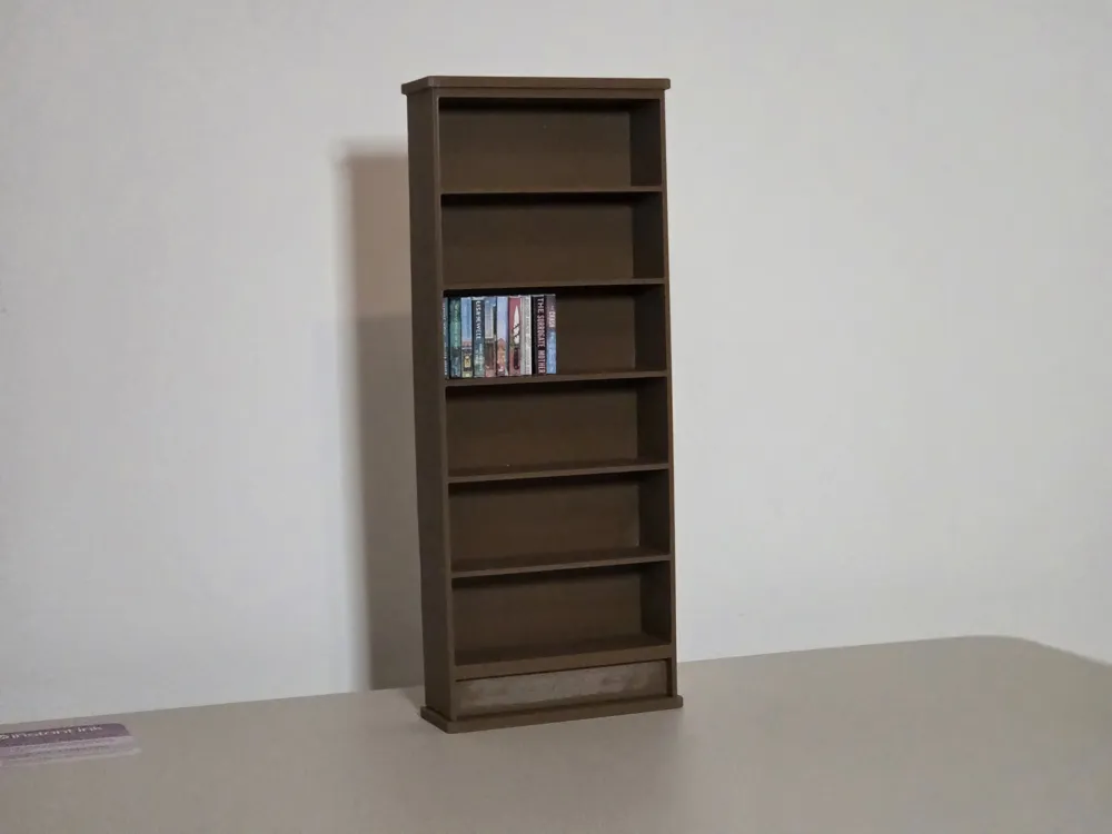 Billy Bookcase Miniature Doll House Book Tracker - Free 3D Print Model ...