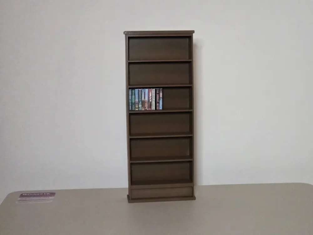 Billy Bookcase Miniature Doll House Book Tracker - Free 3D Print Model ...