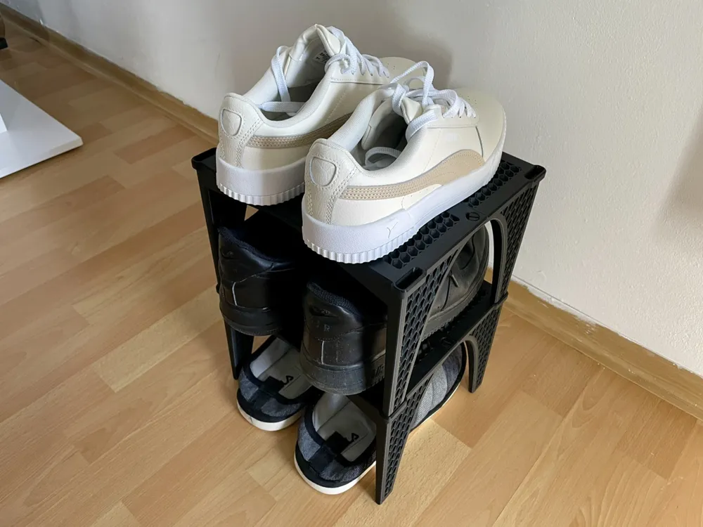 Modular Shoe Rack - A1 mini friendly by Franken 3D MakerWorld: Download ...
