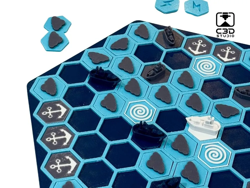 Terraform Wars - Battleship Edition - Free 3D Print Model - MakerWorld