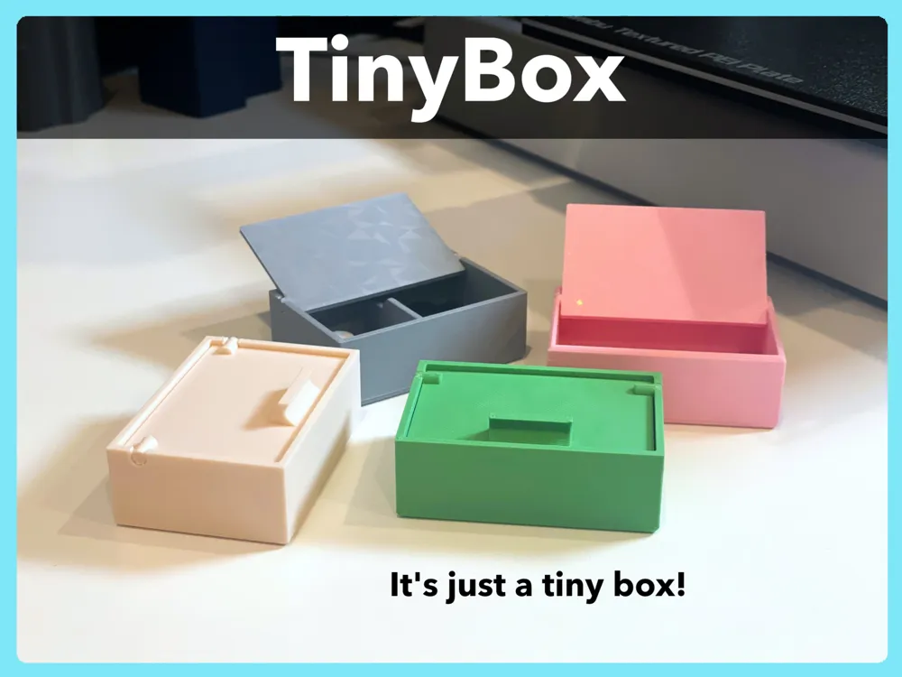 TinyBox - It's a Tiny Box! by Kit Crafters - MakerWorld