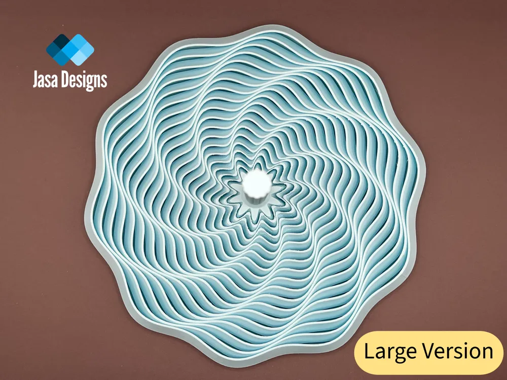 Wavy Star Fidget with Handle by Jasa Designs MakerWorld: Download Free ...