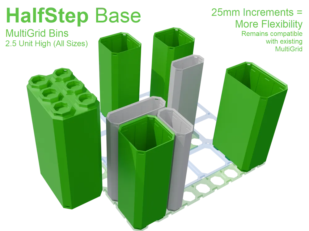 2.5 Unit High Halfstep Multigrid Bins Remixed by Trusted Developments ...