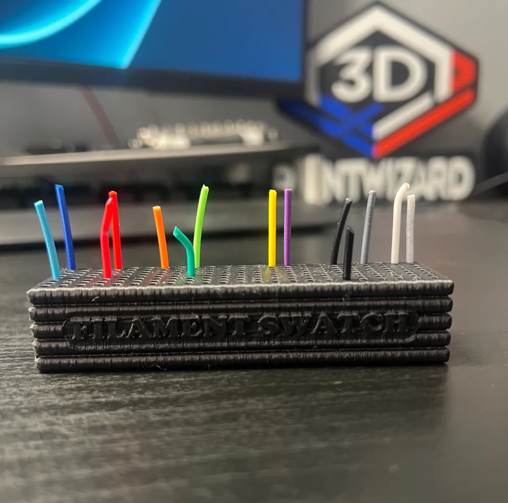 Filament swatches by 3Dprintwizard - MakerWorld