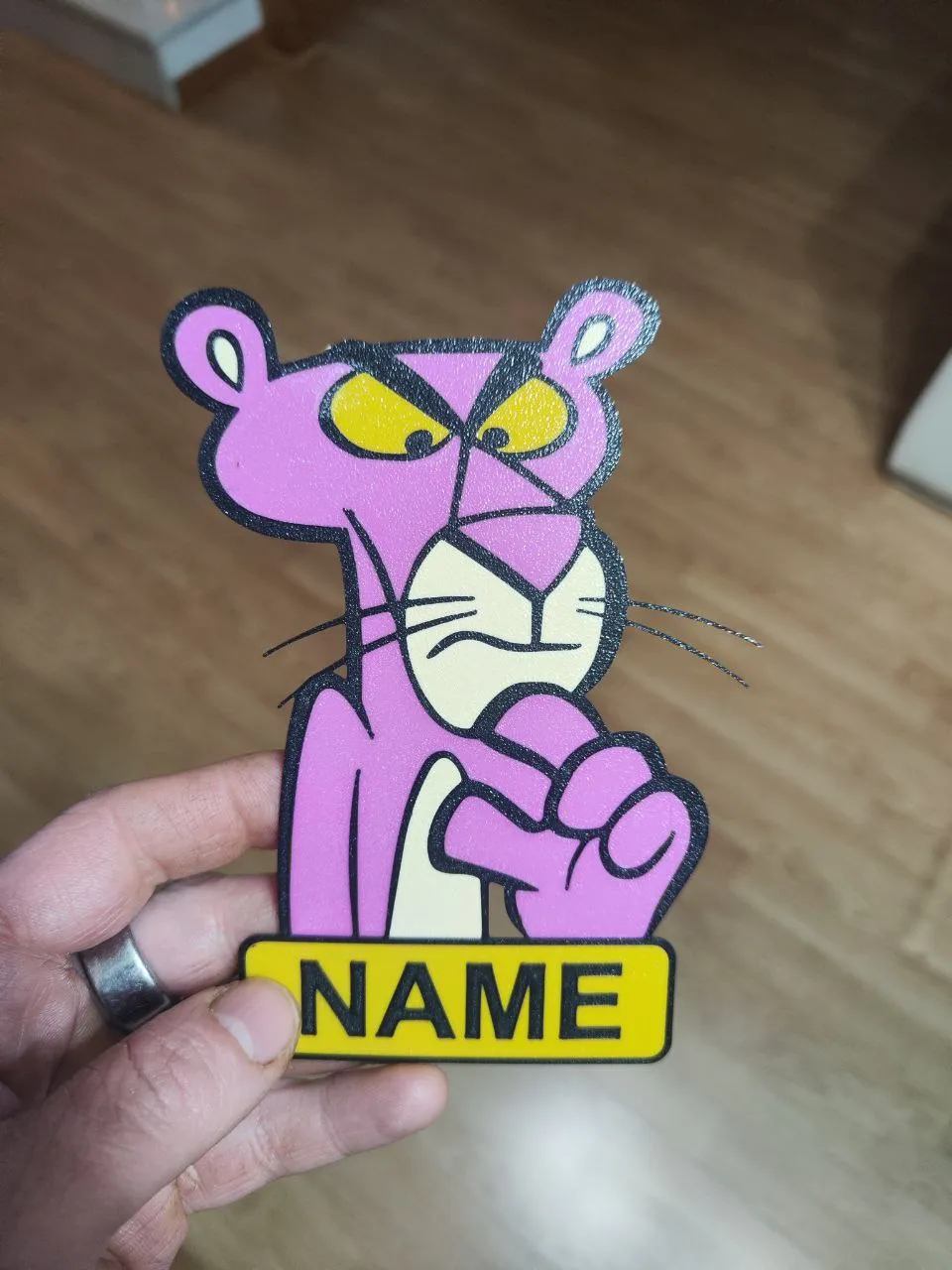 PINK PANTHER-YOUR NAME by ISMAPP - MakerWorld
