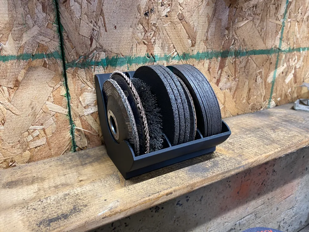 Grinder Disc Organizer by FallDamage - MakerWorld