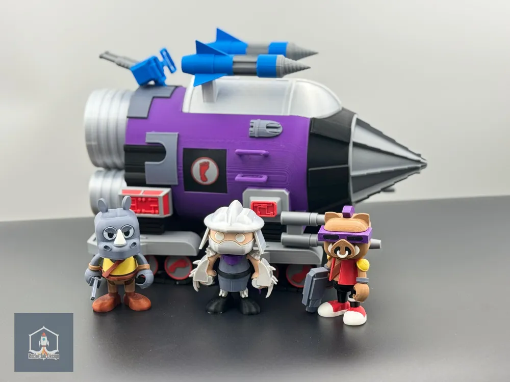 TMNT Mutant Module Piggy Bank - Free 3D Print Model - MakerWorld