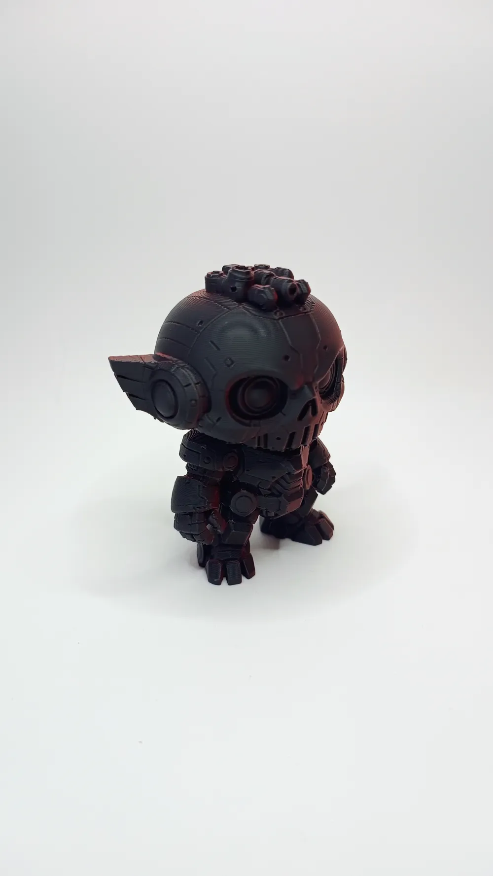 Cyber Totenkopf Mecha Mini Sentinel - Free 3D Print Model - MakerWorld
