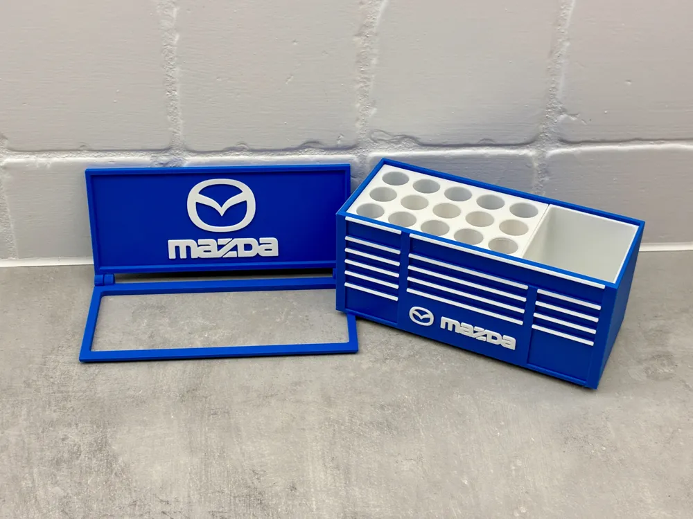 Lid for Mazda Inspired desk toolbox pen holder by Mrtk1970 MakerWorld ...