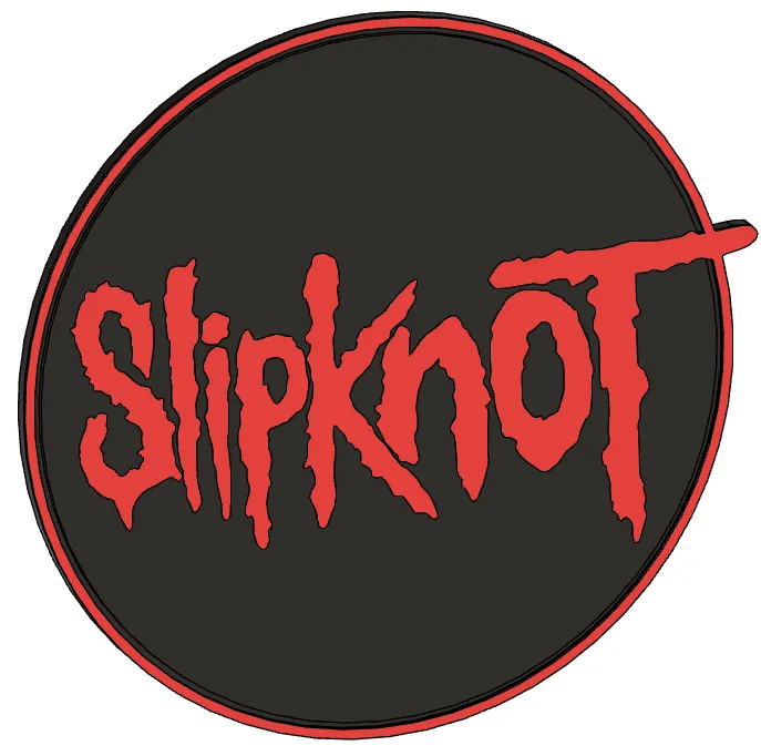 Slipknot coaster by CustomCreations - MakerWorld