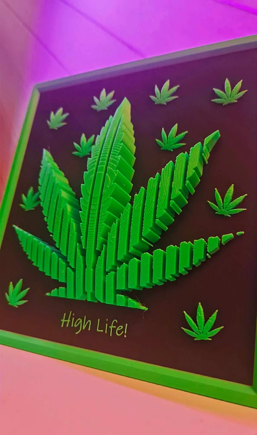 Hoja en Capas - Arte 3D - 420 por SA3D Designs - MakerWorld