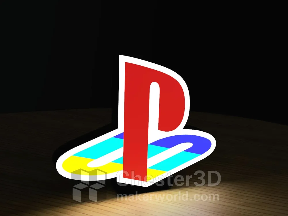 PlayStation LED Lamp by Chester3D - MakerWorld