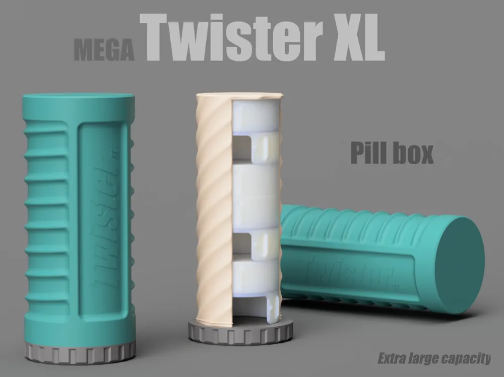Mega Twister XL by JAM3D | Joel Macário MakerWorld: Download Free 3D Models