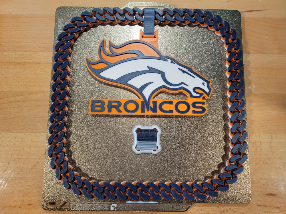 Denver Broncos Hype Chain - Free 3D Print Model - MakerWorld