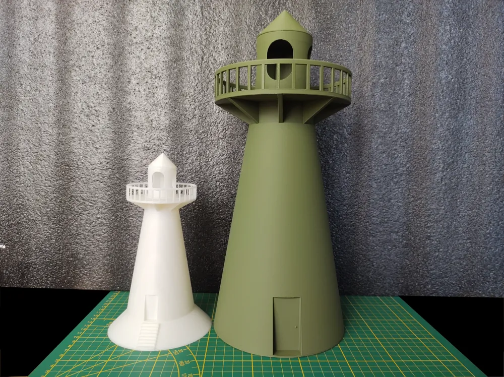 Lighthouse Body & Gallery Scale 1: 72 / HO / OO by 3-Dr. Lighthouse ...