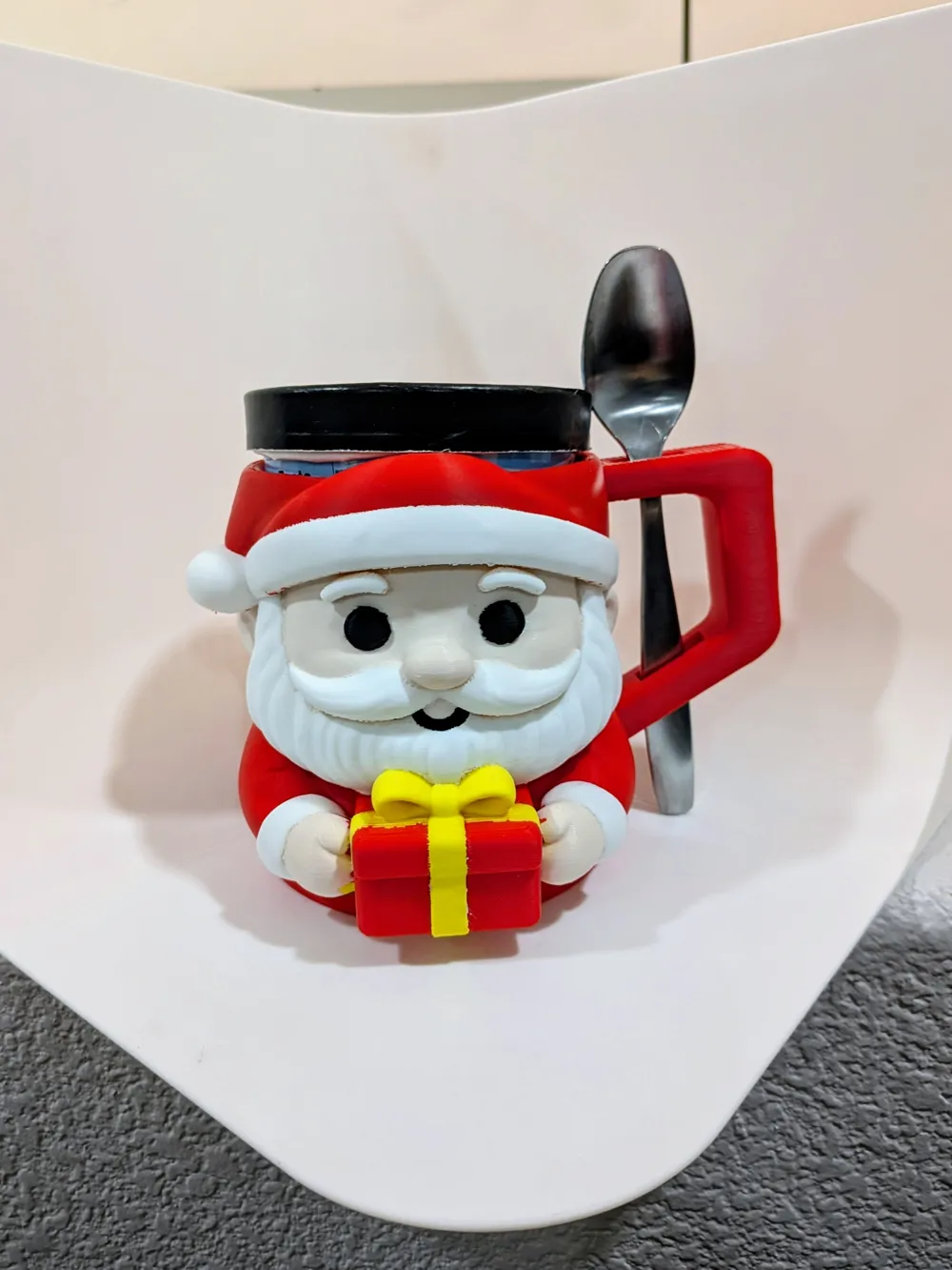 Support de pot de glace Père Noël - Modèle d'Impression 3D Gratuit ...