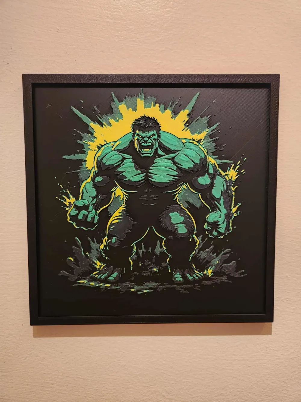 Hulk Superhero Hueforge - Free 3D Print Model - MakerWorld