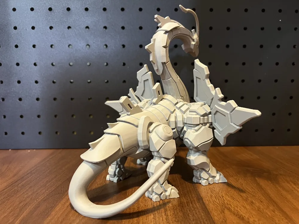 Mecha Pokemon Series: Meganium Full-Body Statue - Free 3D Print Model ...