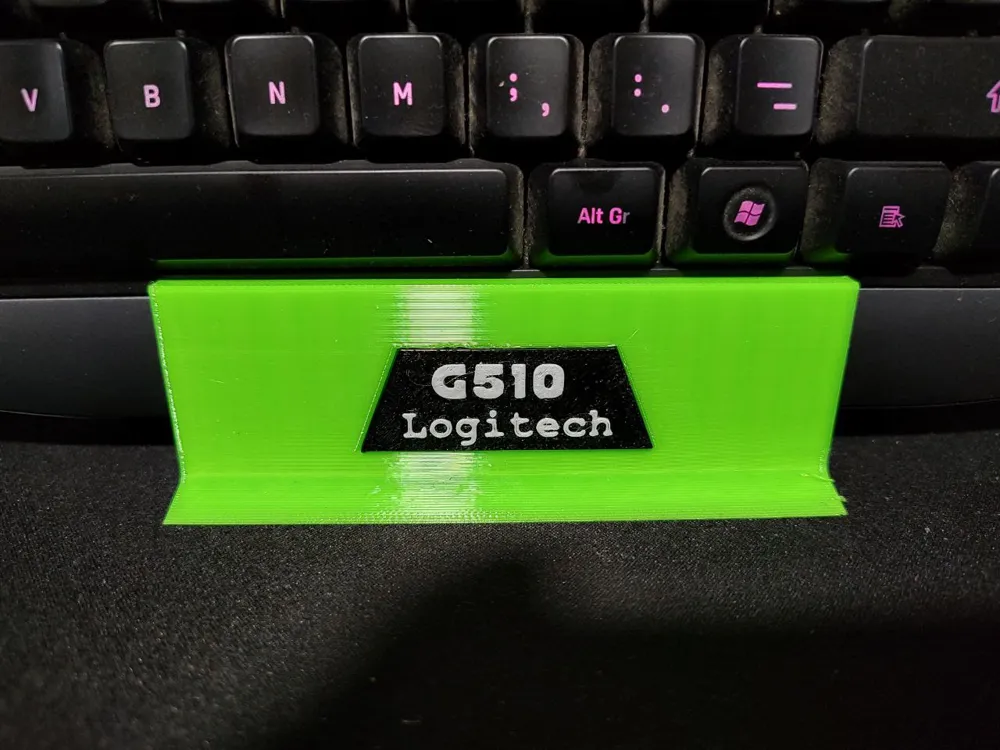 Logitech G510 Keyboard Stand by Tongthai MakerWorld: Download Free 3D Models