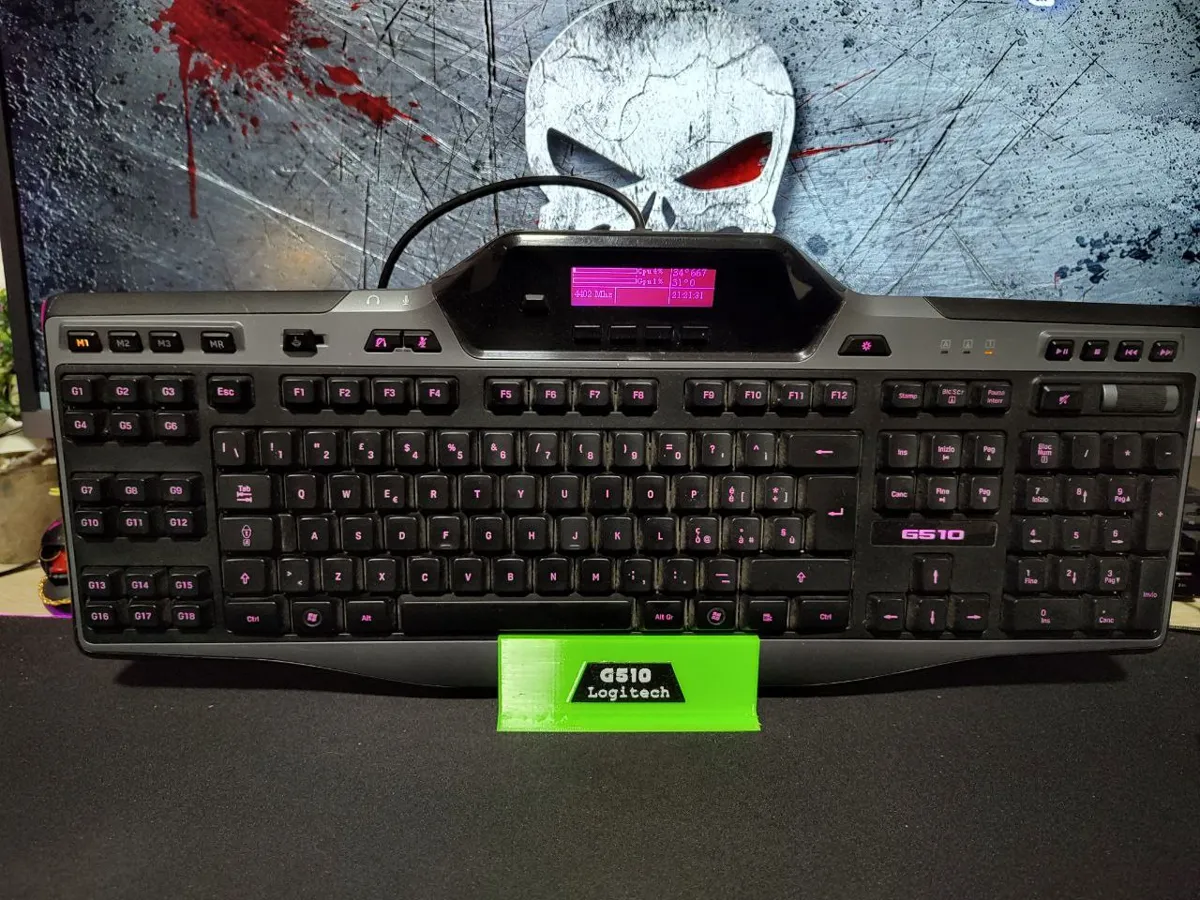 Logitech G510 Keyboard Stand by Tongthai MakerWorld: Download Free 3D ...