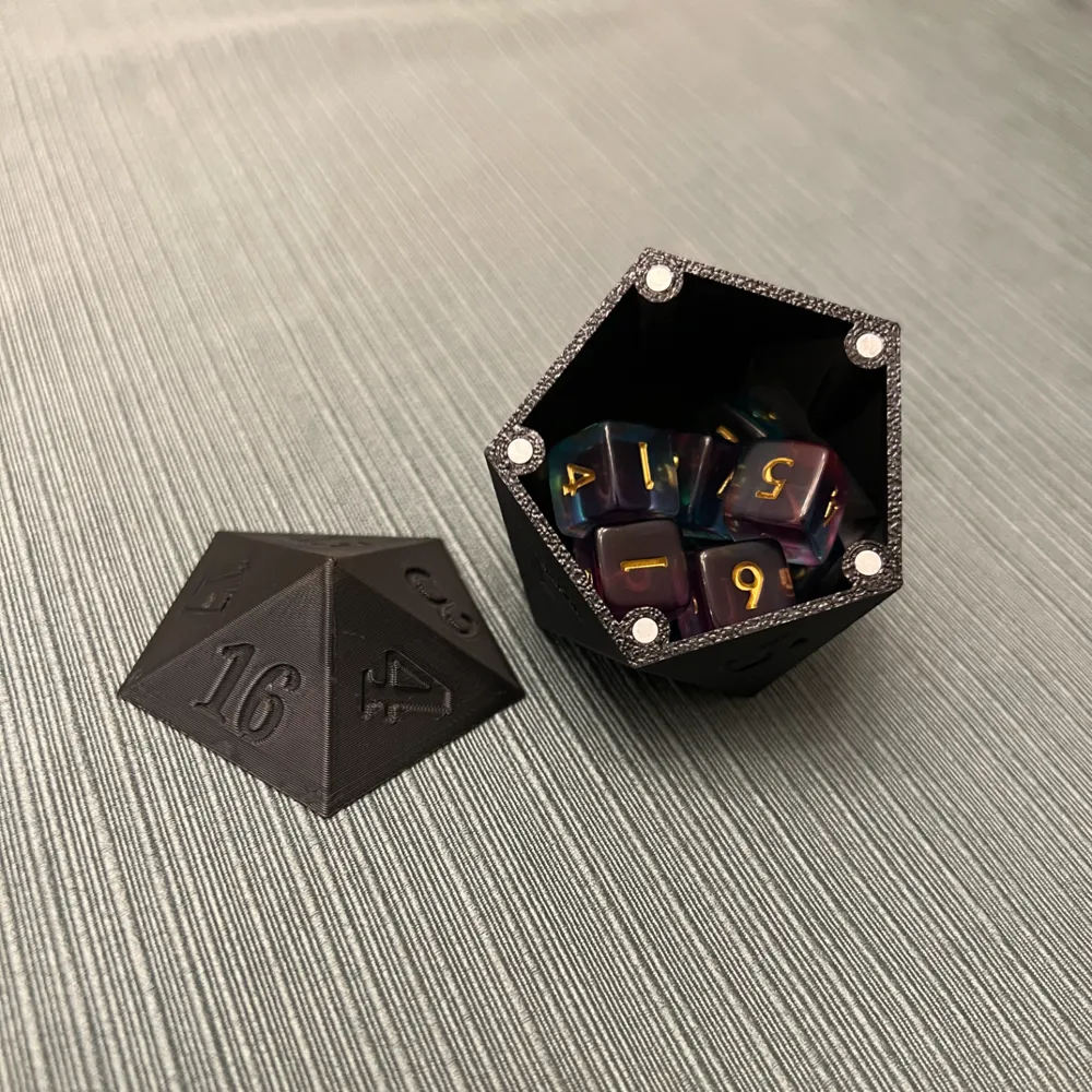 Spindown D20 dice case by TonySNOW37 MakerWorld: Download Free 3D Models