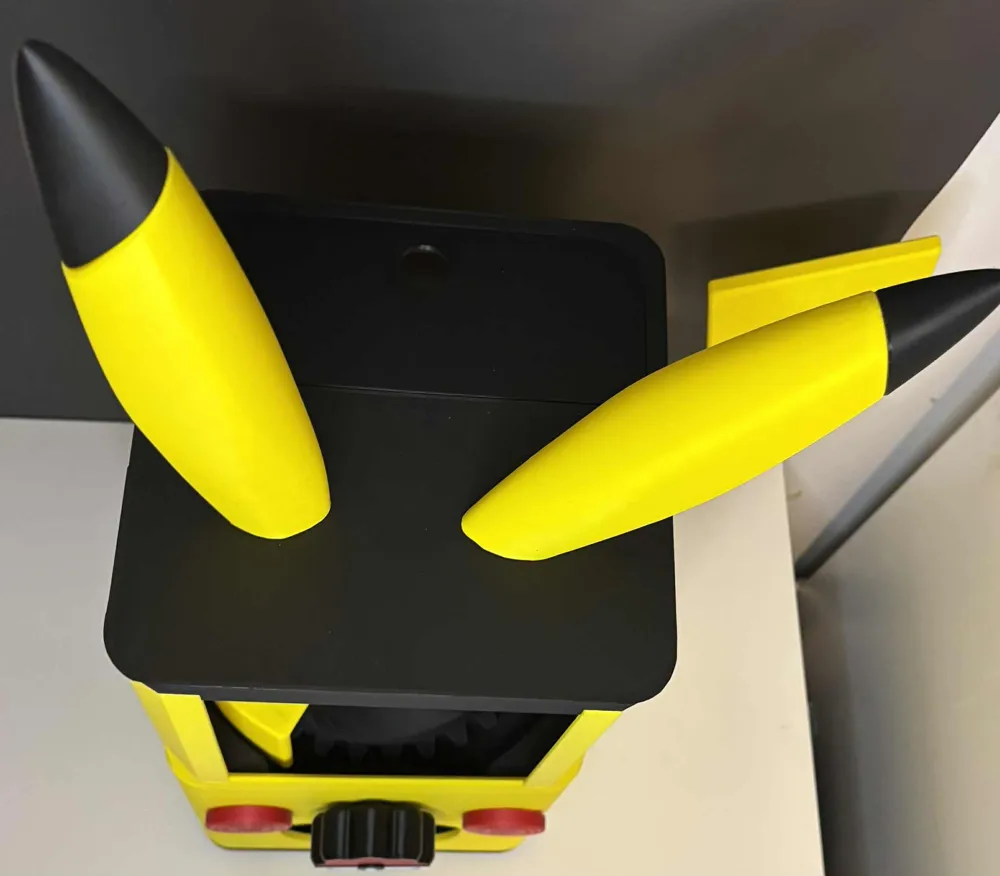 Gachapon Ball Vending Machine - Pikachu Style - Free 3D Print Model ...