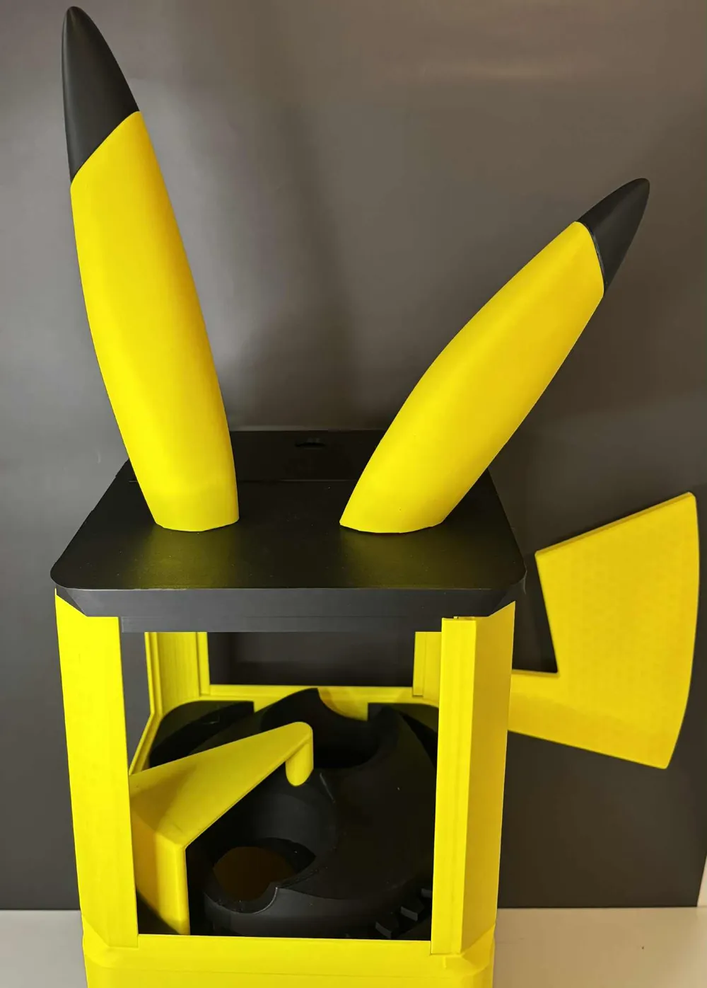 Gachapon Ball Vending Machine - Pikachu Style - Free 3D Print Model ...