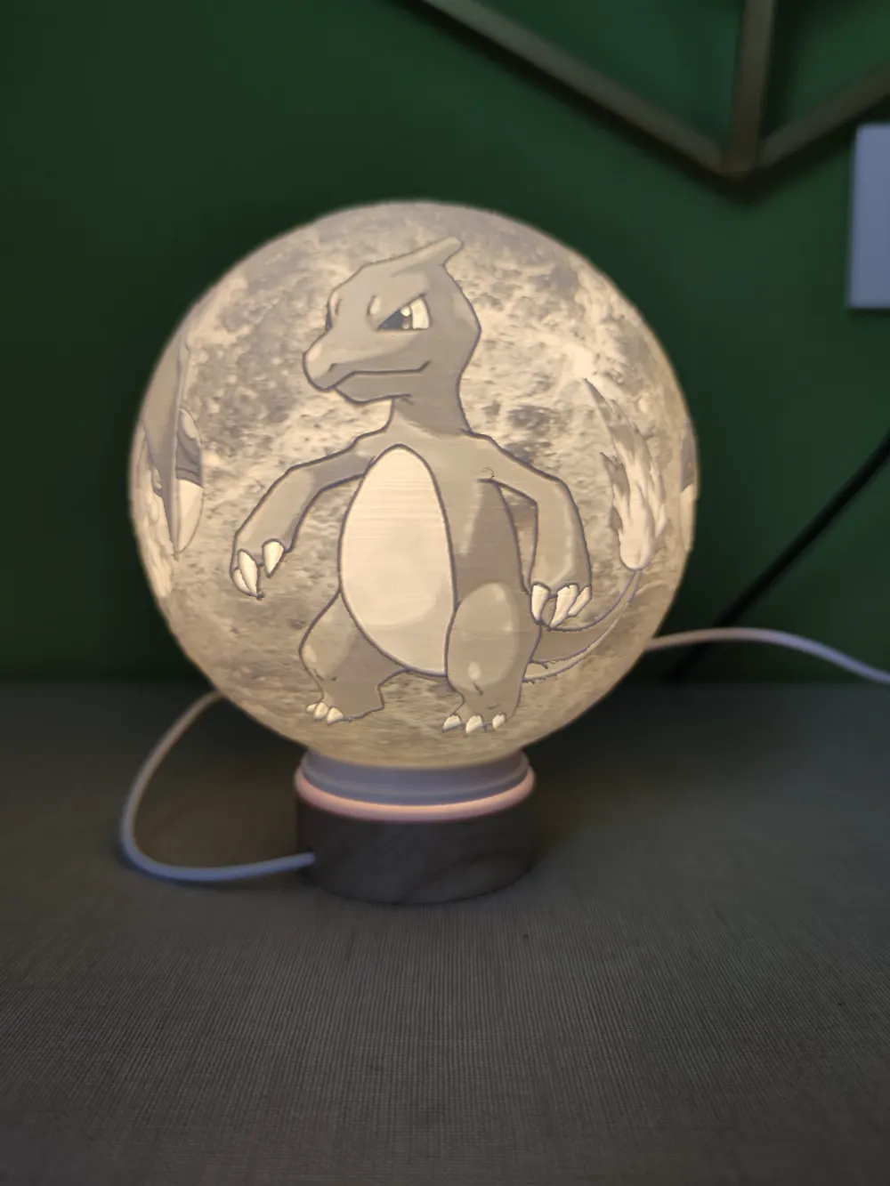 Lithophany of Charmander evolutions by Litolunar - MakerWorld