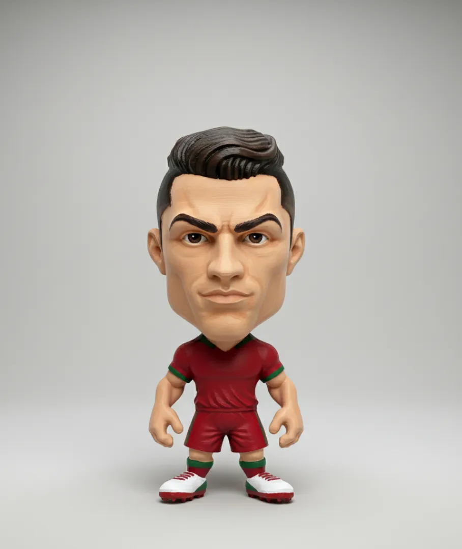 CR7 Miniature - Cristiano Ronaldo World Cup - Free 3D Print Model ...