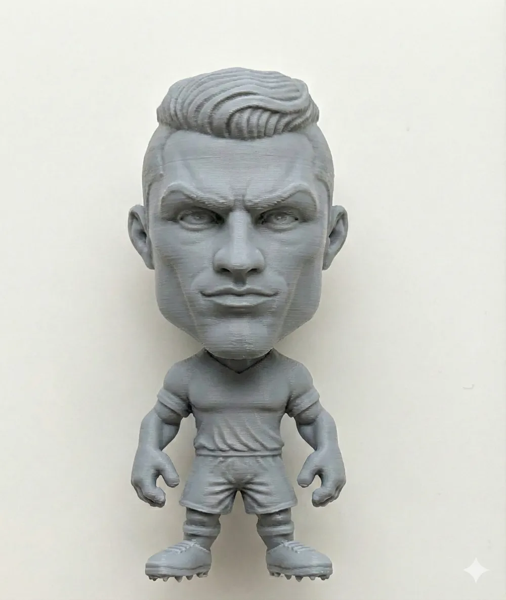 CR7 Caricature Miniature - Cristiano Ronaldo - Free 3D Print Model ...