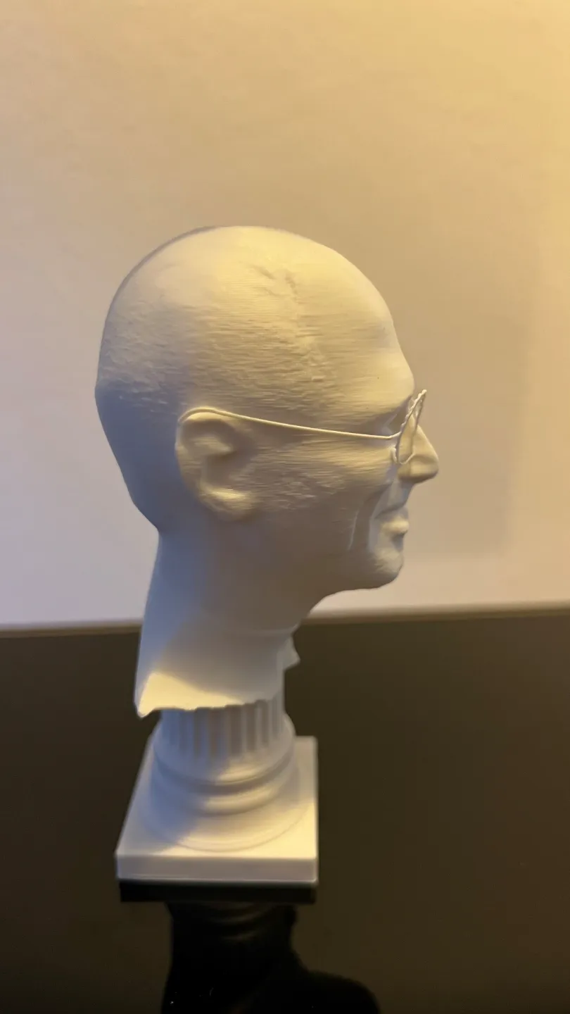 Steve Jobs bust incl. bust stand and glasses by William MakerWorld ...