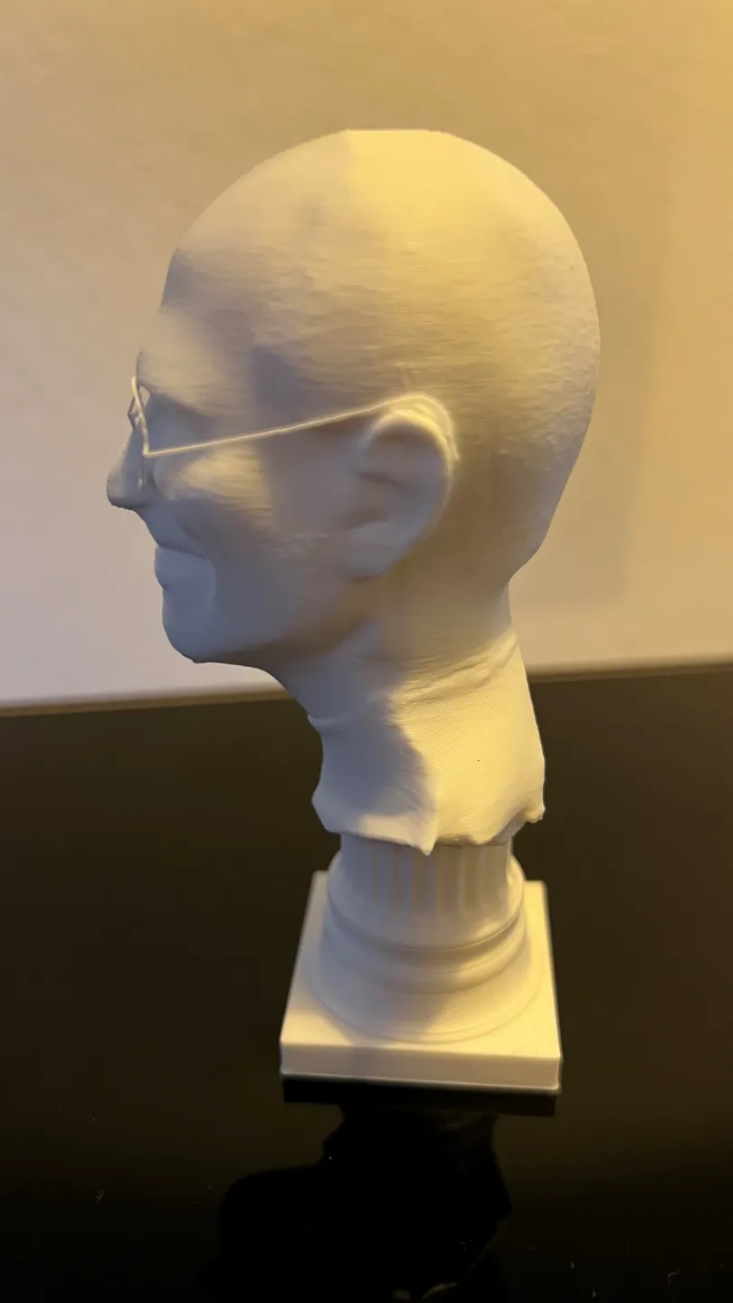 Steve Jobs bust incl. bust stand and glasses by William MakerWorld ...