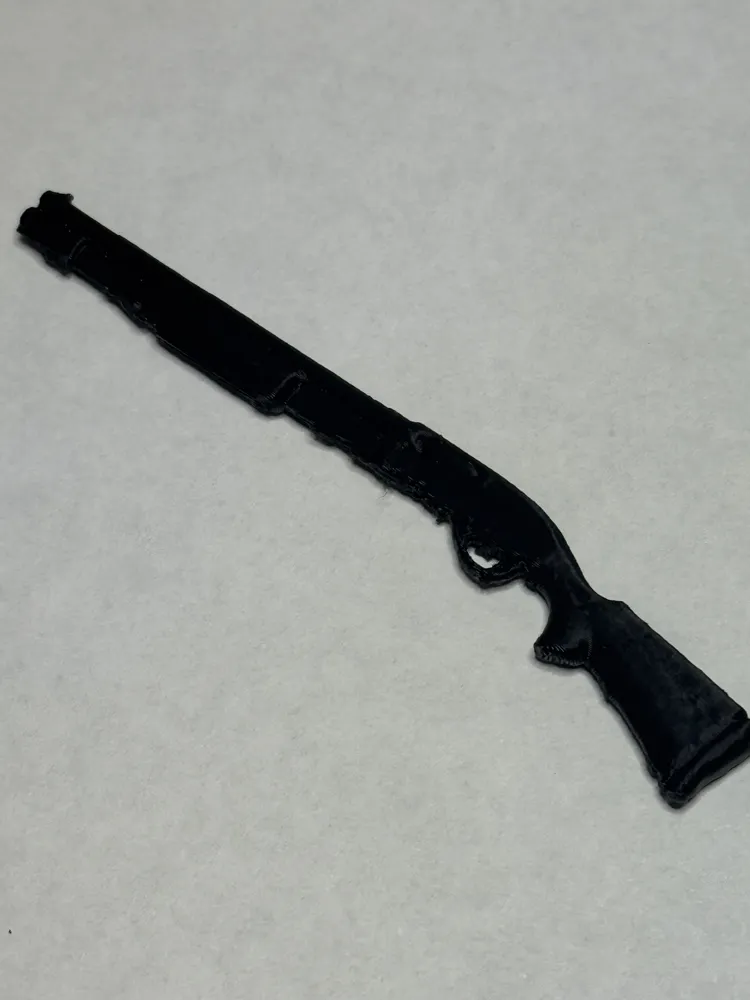 Remington police 870 shotgun pump action figure - Free 3D Print Model ...