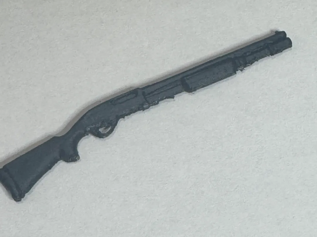 Remington police 870 shotgun pump action figure - Free 3D Print Model ...