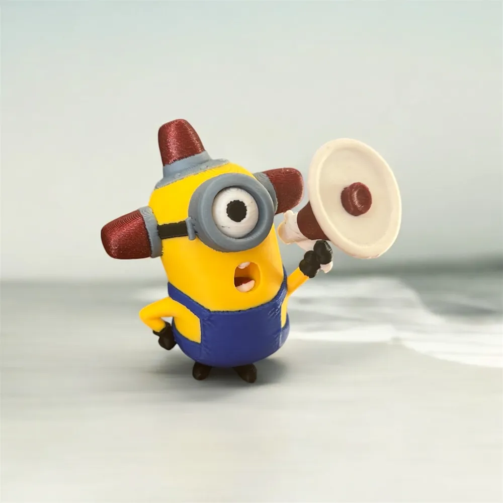 Minion Carl - Bee-do Bee-do Sirene – Kostenloses 3D-Druckmodell ...