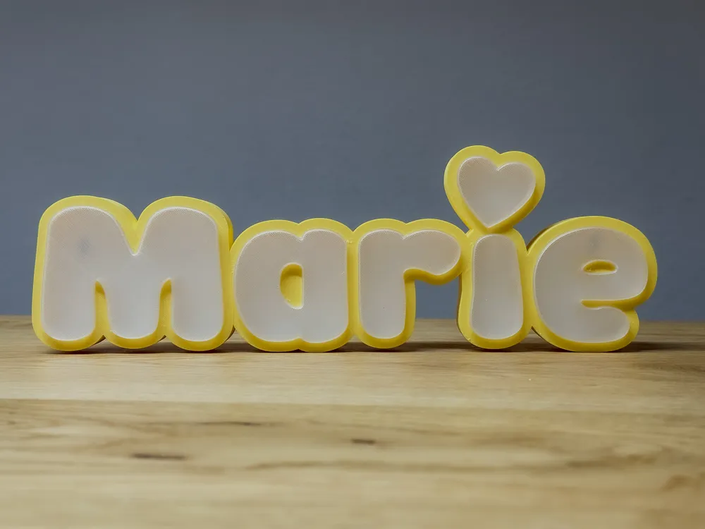 LED Name Lamp Marie by Lars Melzer - MakerWorld
