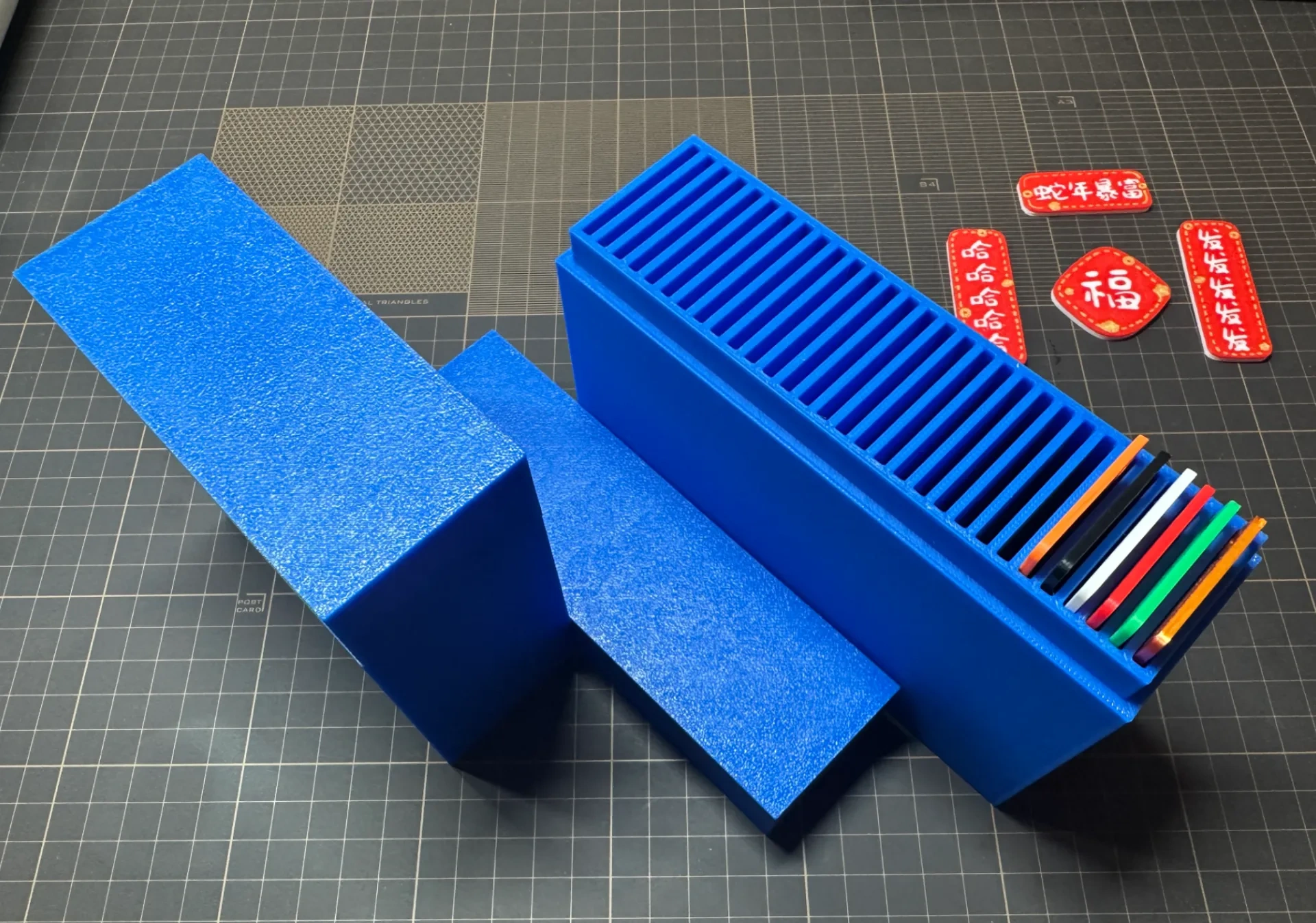 Filament Swatch Storage Boxes: Six Designs by Allen- - MakerWorld