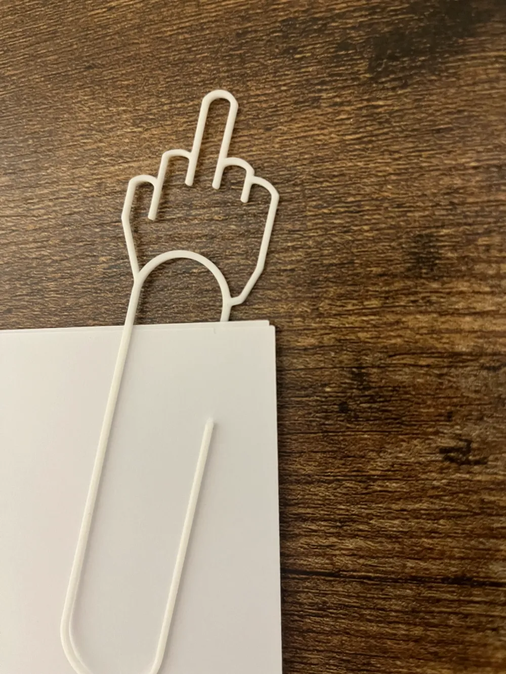 paper clip middle finger - Free 3D Print Model - MakerWorld
